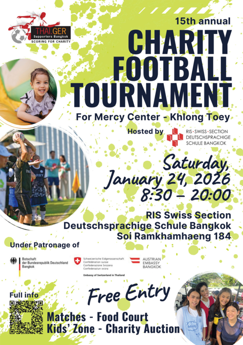 15th Annual Charity Football Tournament hosted by THAI.GER Supporters ...